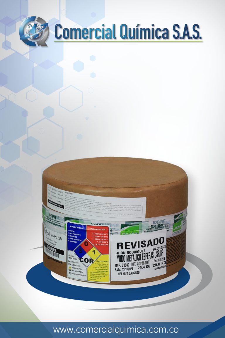 Yodo Metalico Sublimado Perlas – Comercial Química
